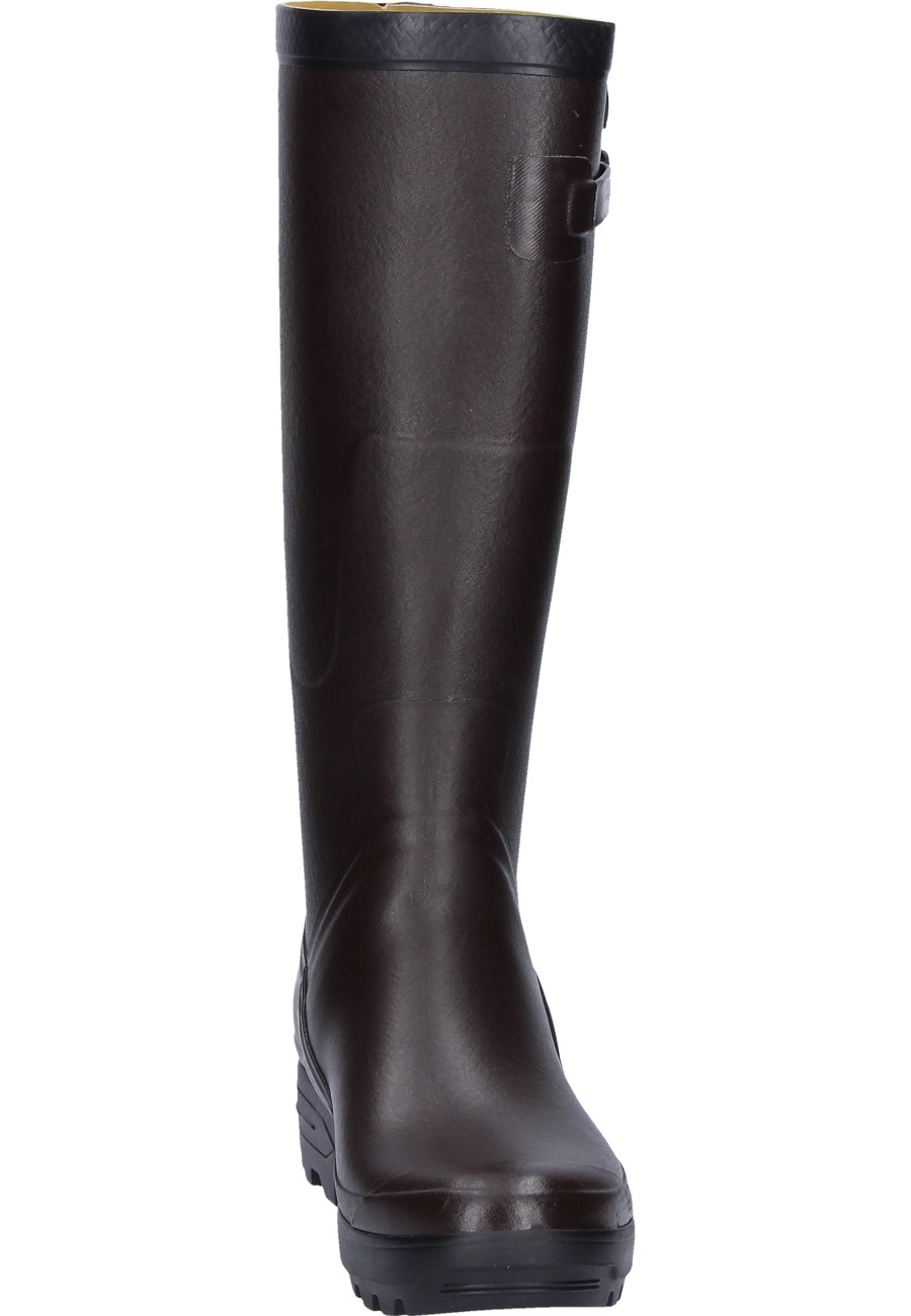 Aigle -Benyl M brown- Rubber Boots . an Aigle Wellingto