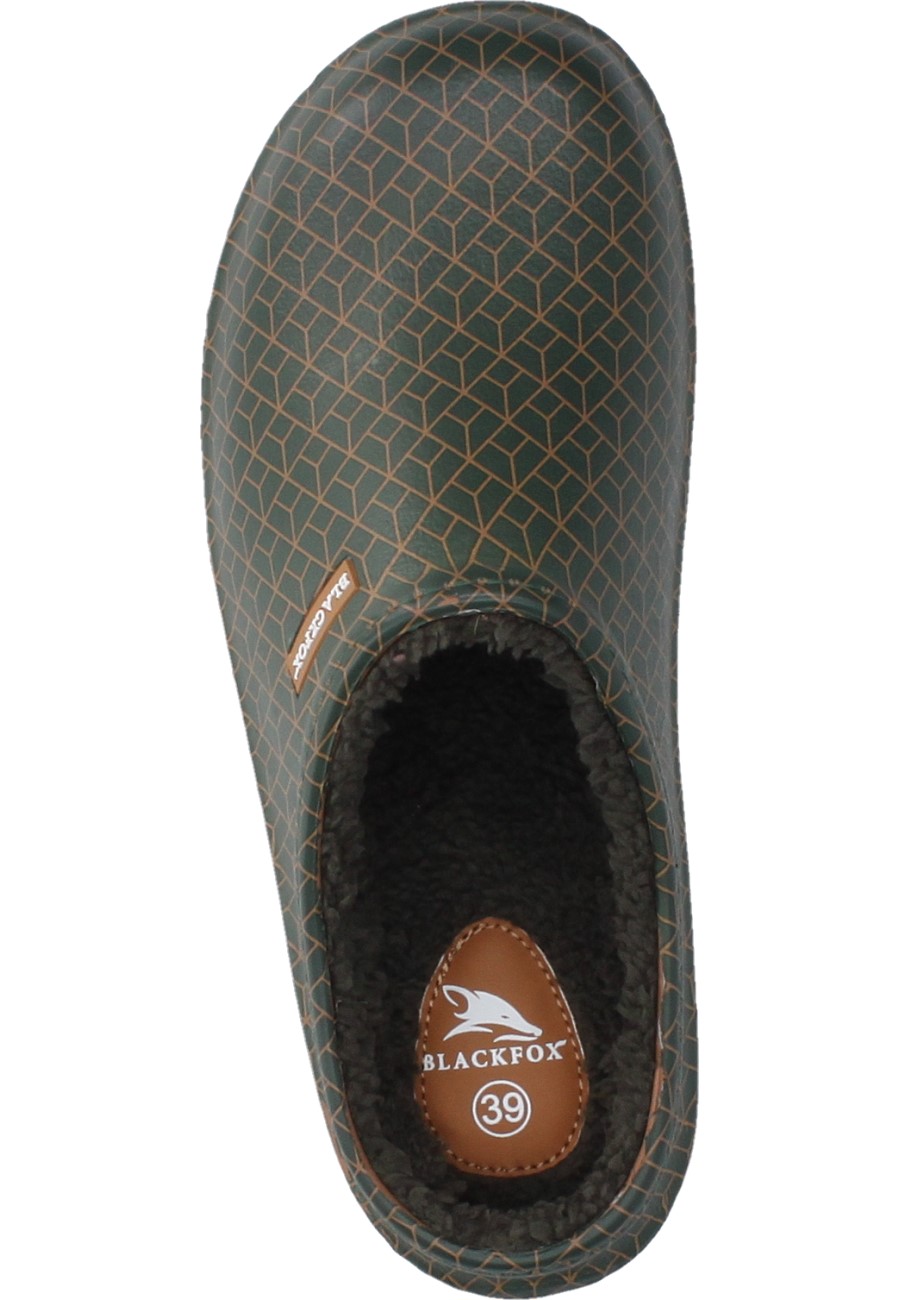 Winter rubber clog SABOT CLAIRANNE green for women by AJS Blackfox