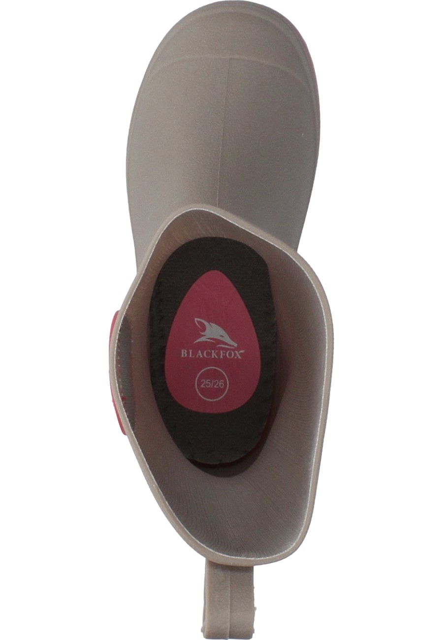 Cool children's rubber boot CLEVER for girls by AJS Blackfox