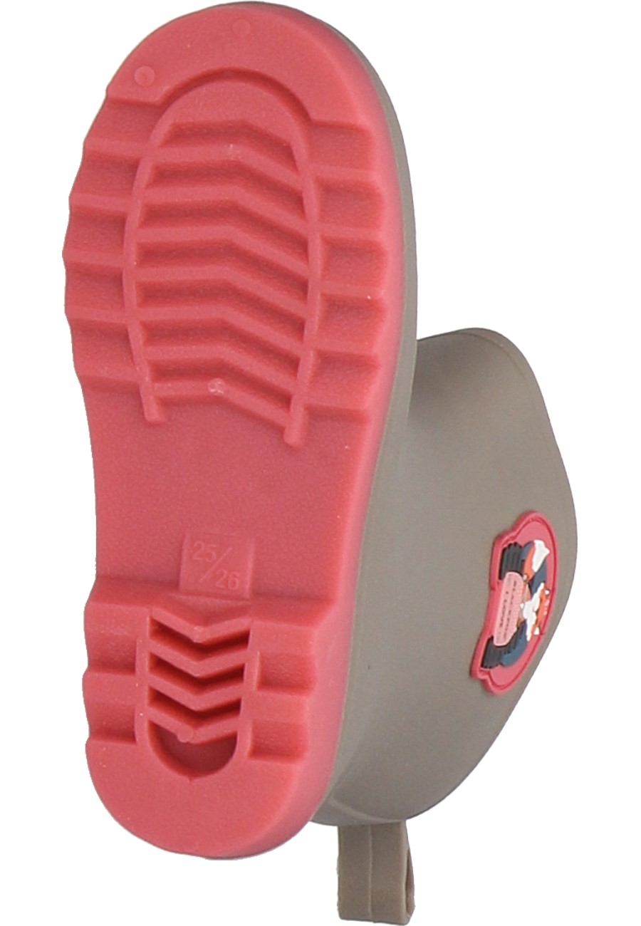 Cool children's rubber boot CLEVER for girls by AJS Blackfox