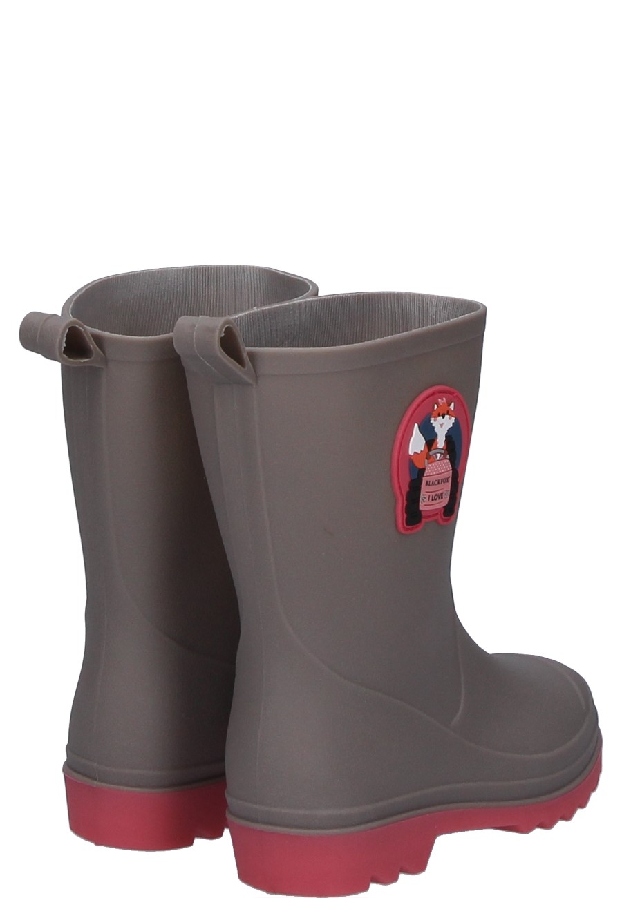 Cool children's rubber boot CLEVER for girls by AJS Blackfox