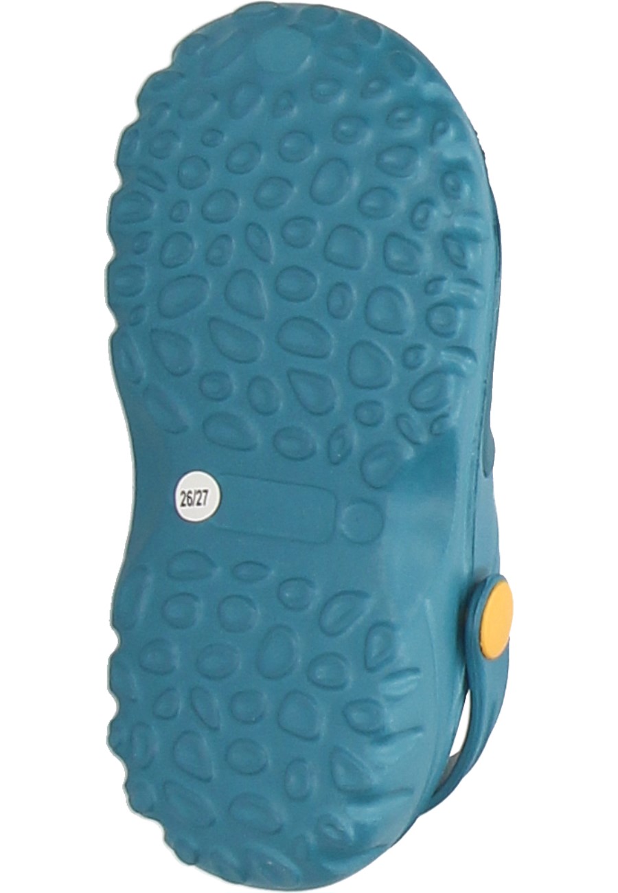 Kids garden clog SABOT CLEVER BLEU by AJS Blackfox