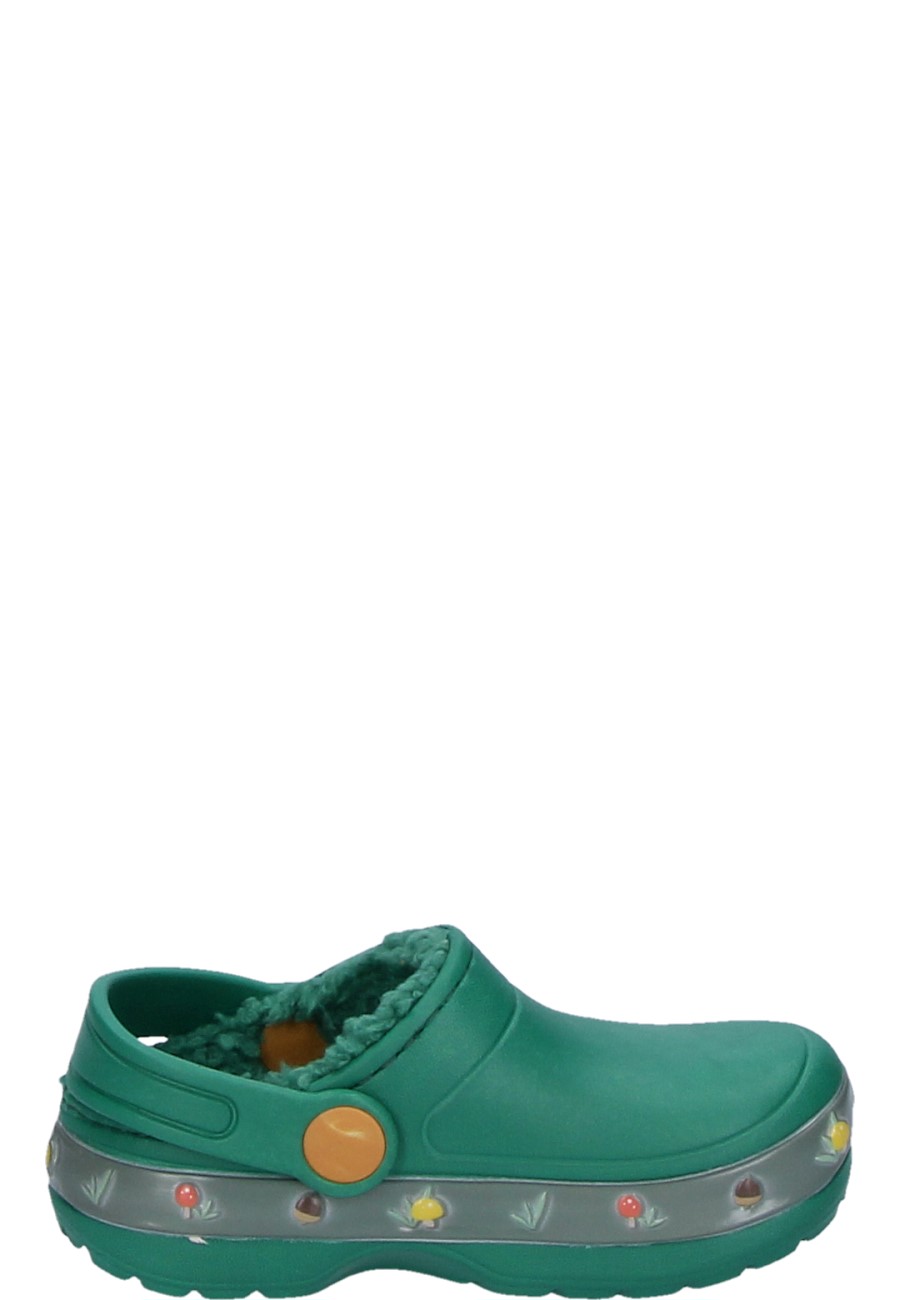Kids garden clog SABOT UNDERSTORY green by AJS Blackfox
