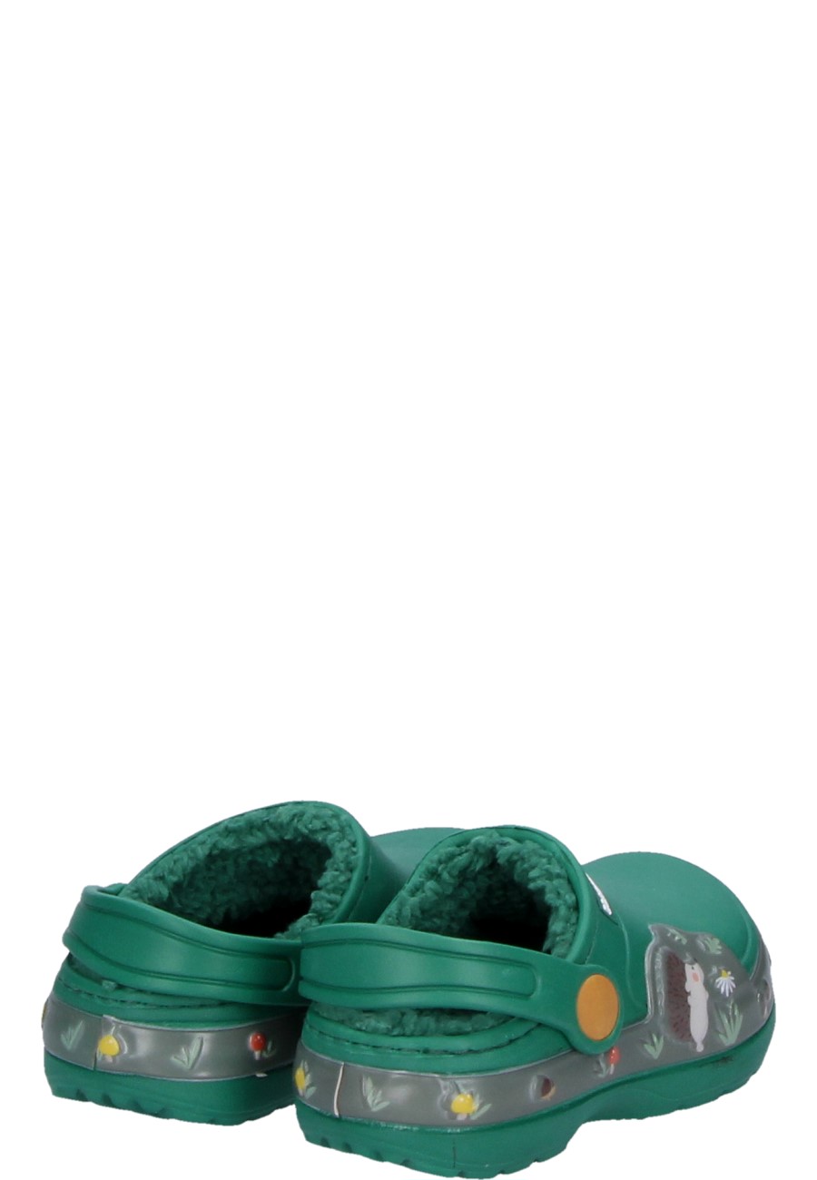 Kids garden clog SABOT UNDERSTORY green by AJS Blackfox