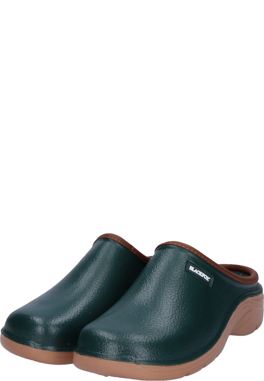 Winter clog SABOT SHERBROOKE green for women by AJS Blackfox