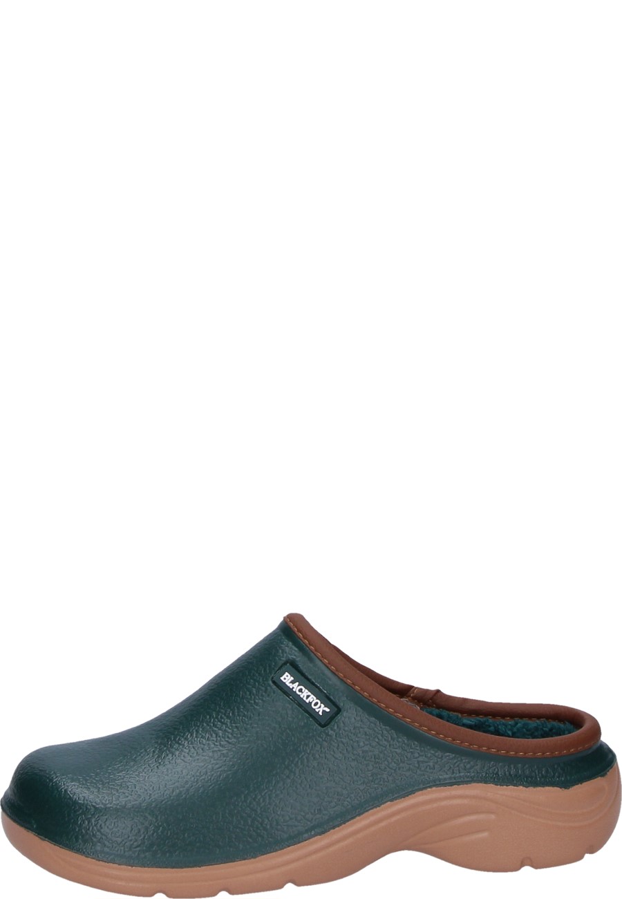 Winter clog SABOT SHERBROOKE green for women by AJS Blackfox