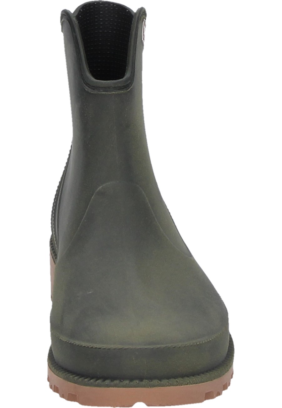 Waterproof ankle boot PRESTON khaki by AJS Blackfox for ladies