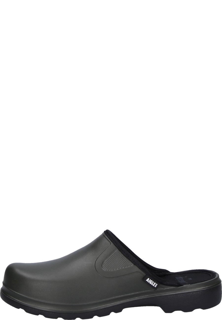 Men's garden clog TADEN M 2 khaki/noir by Aigle