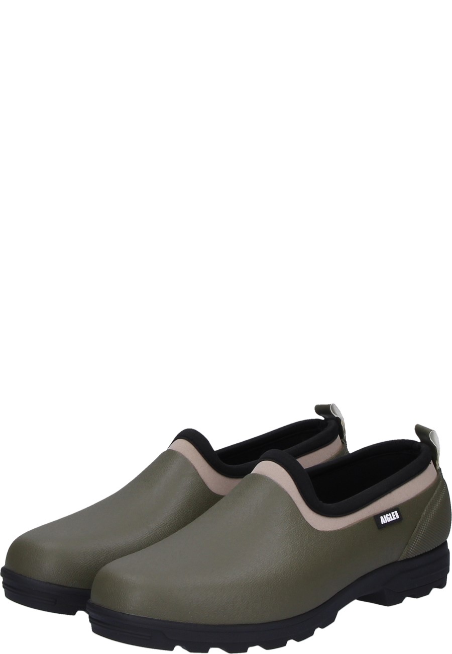 Comfortable rubber clog LESSFOR M 2 khaki for men by Ai