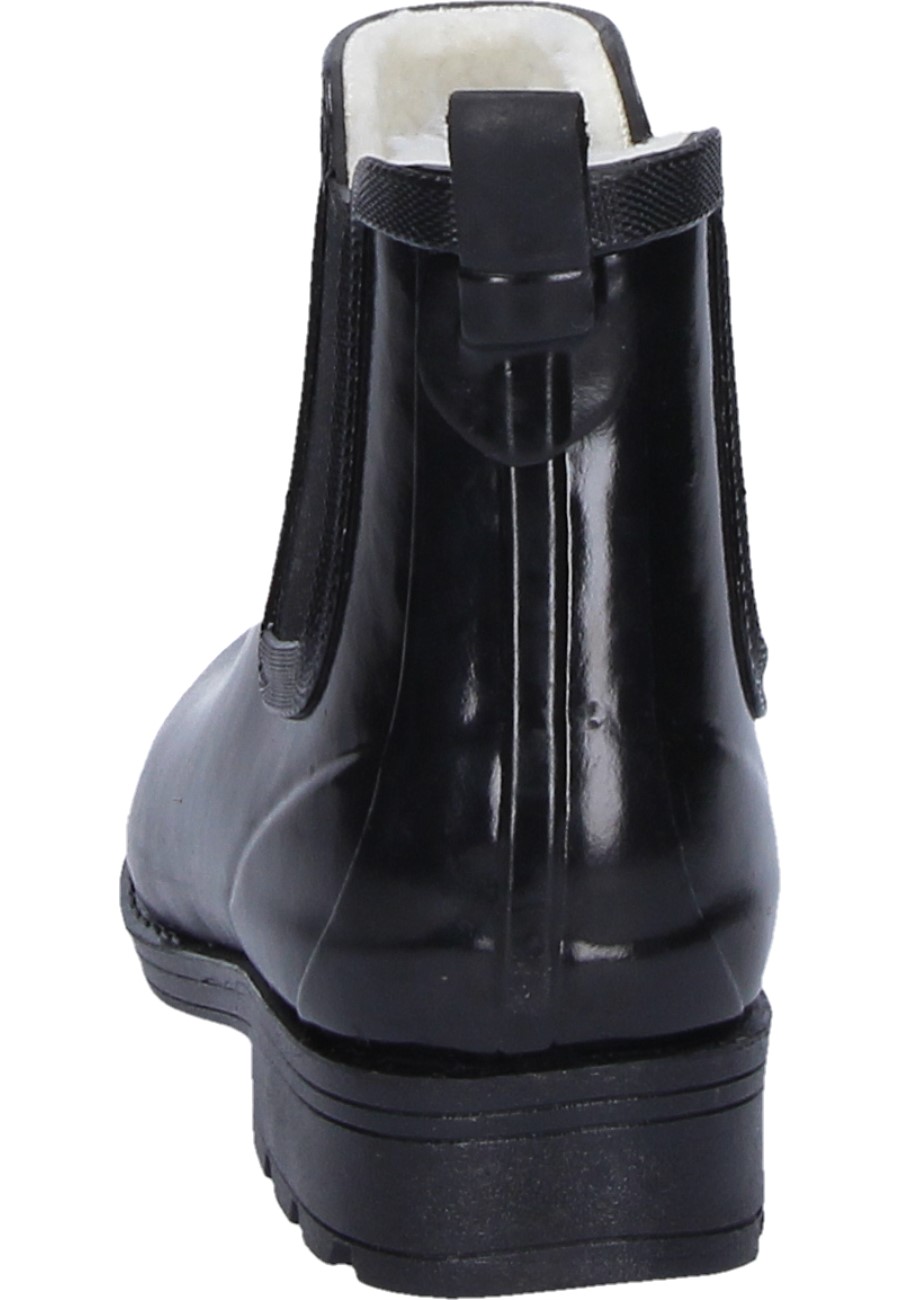 Elegant and warm wellington ankle boots CARVILLE 2 FUR noir for women ...