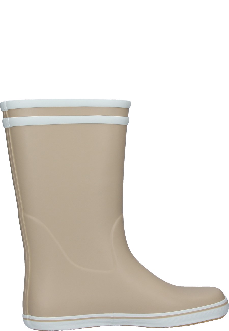 rubber boot MALOUINE beige from Aigle | sailing boot