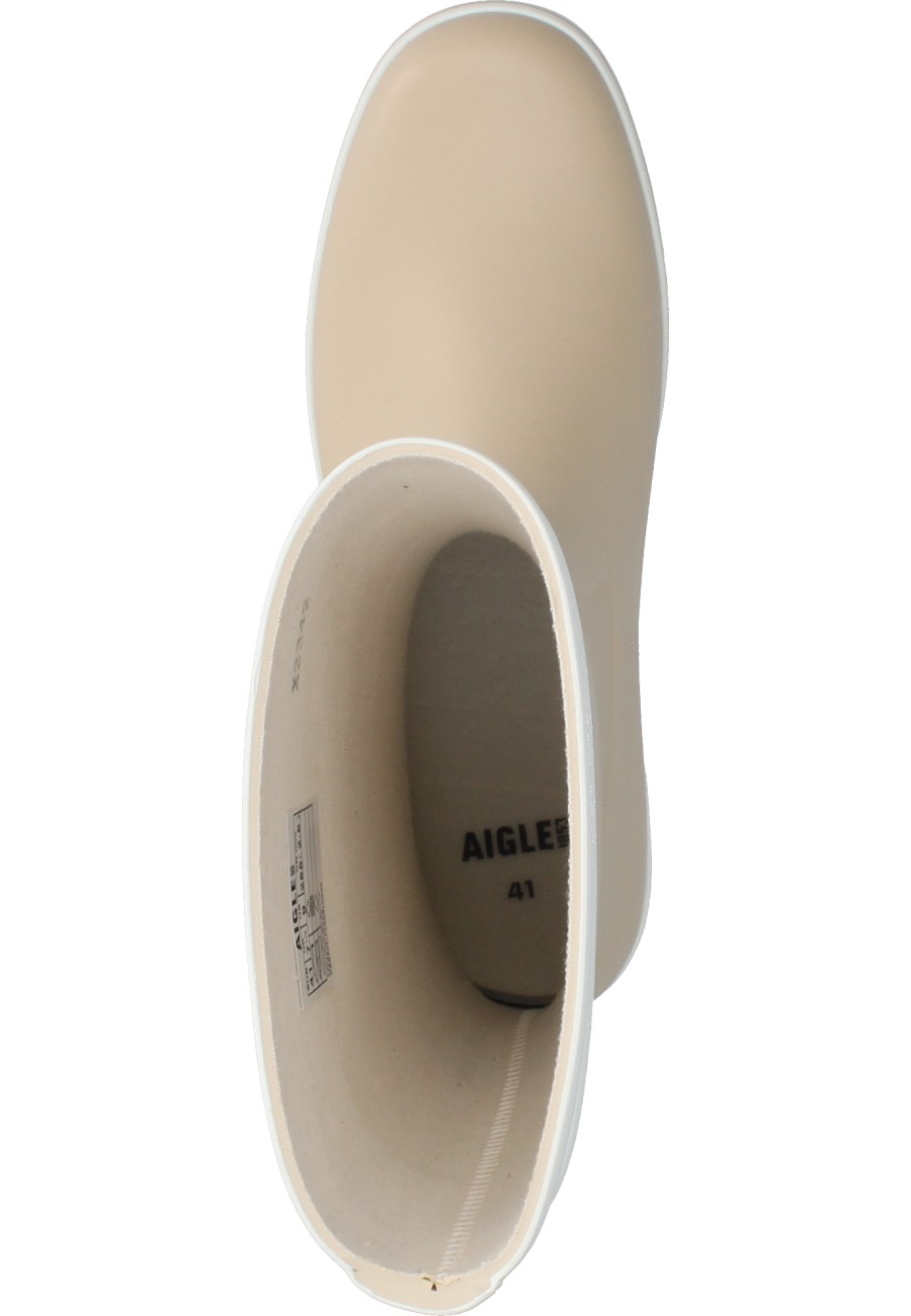 rubber boot MALOUINE beige from Aigle | sailing boot