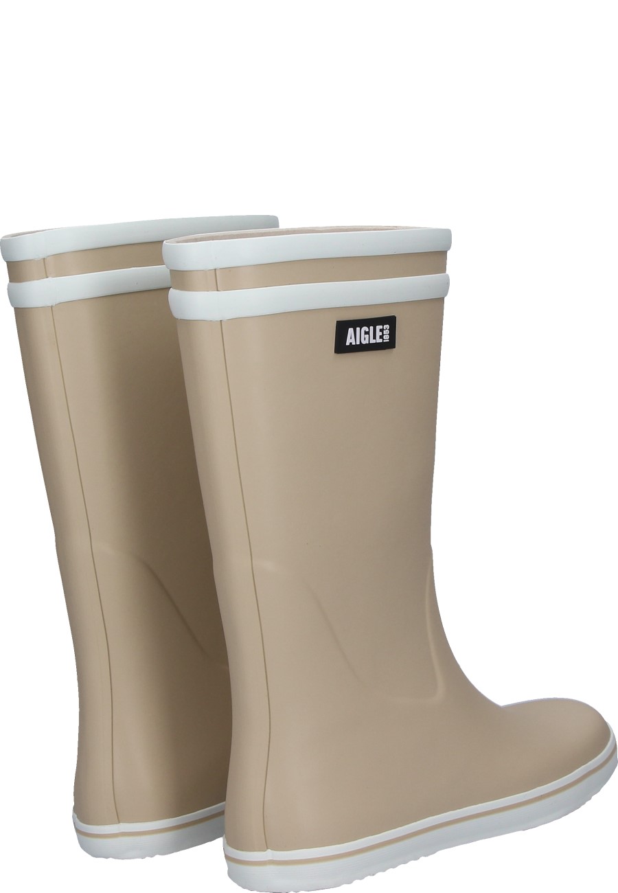 rubber boot MALOUINE beige from Aigle | sailing boot