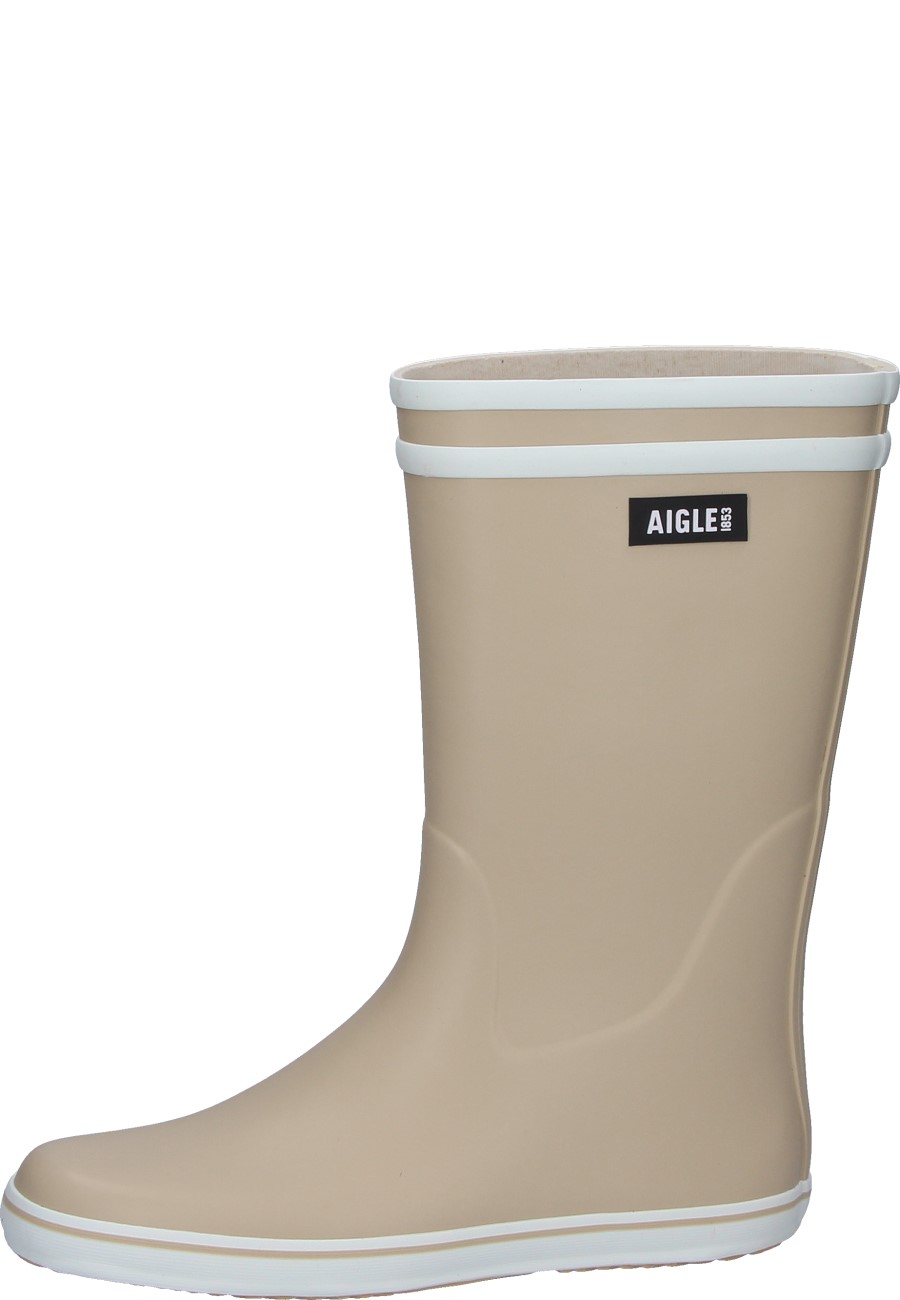 rubber boot MALOUINE beige from Aigle | sailing boot