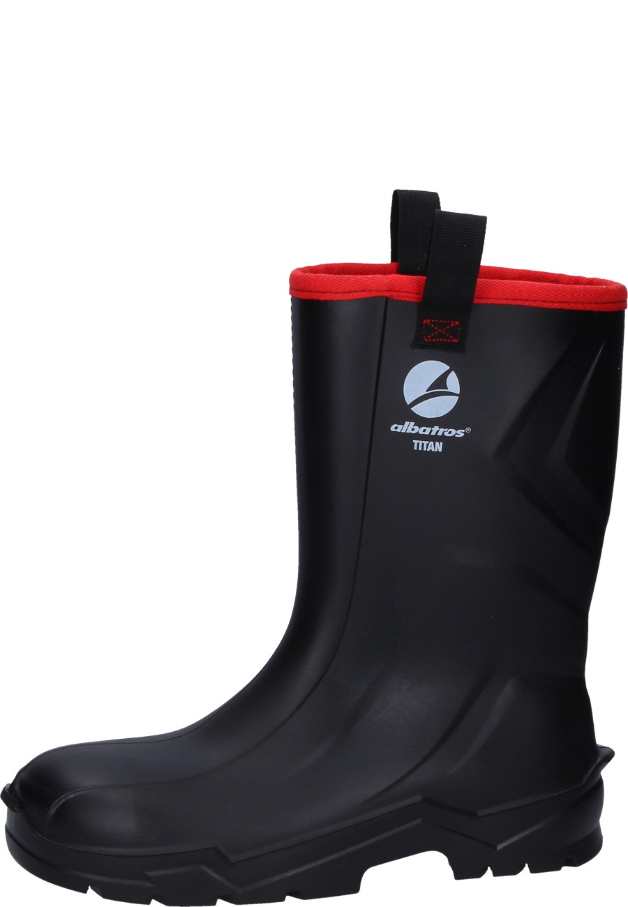 S5 Boots TITAN RIGGER green, a working rubber boot from Albatros