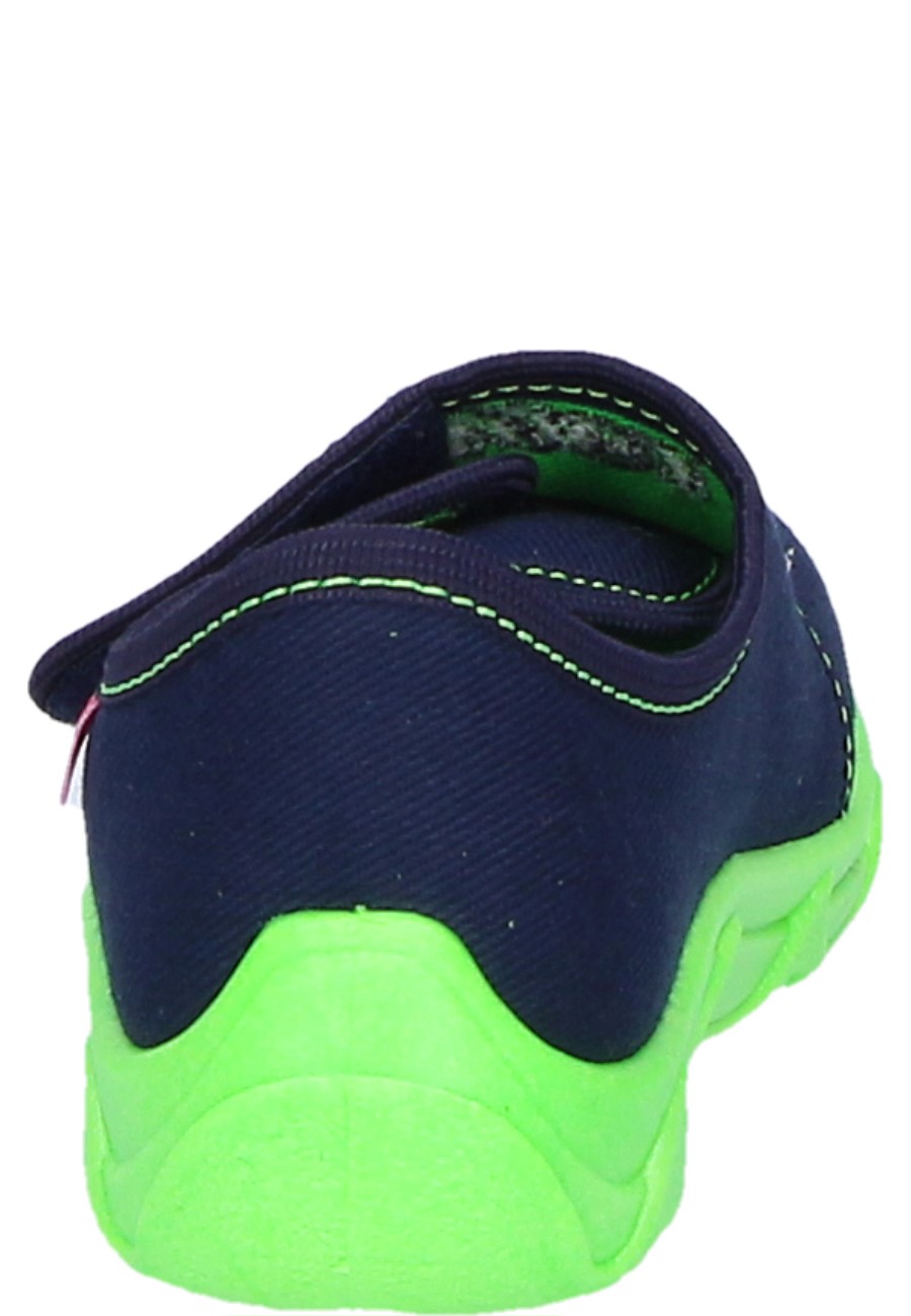 Children's slippers FOOTBALL darkblue from Beck