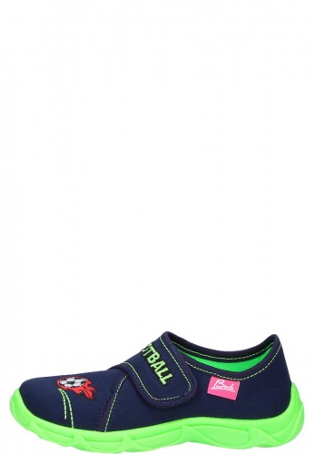 Children's slippers FOOTBALL darkblue from Beck