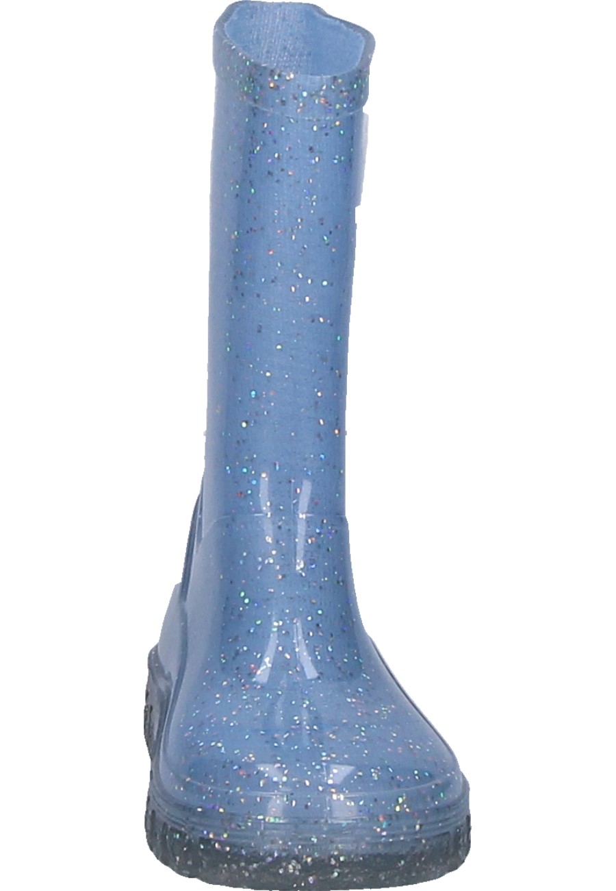 Girls light blue rubber boot GLITZER by Beck