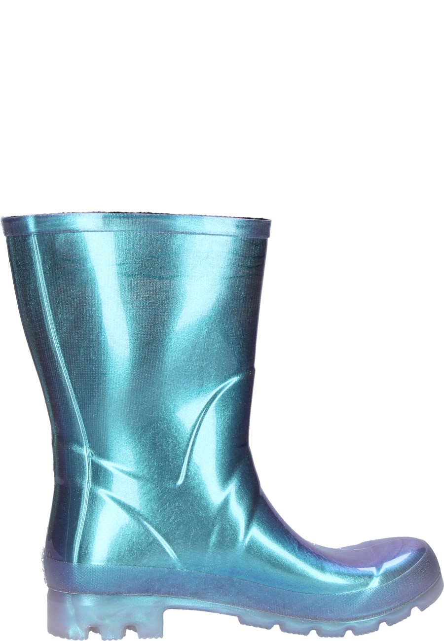 Women's rain boots Glossy in turquoise by Beck