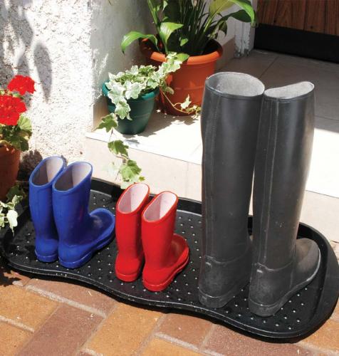 Black Drip Tray for 3 Pairs of Wellies or Shoes… the solution for dirty ...