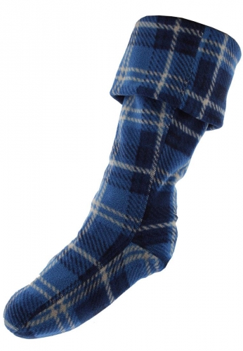 Wellington boot Liner BLUE FLANNEL by Polar Feet