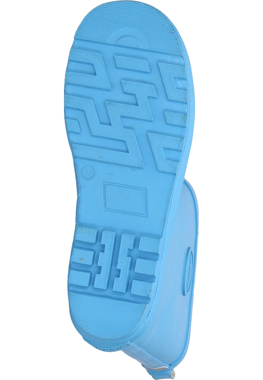 Colourful ladies and children's wellington boots ADVENTURE light blue ...