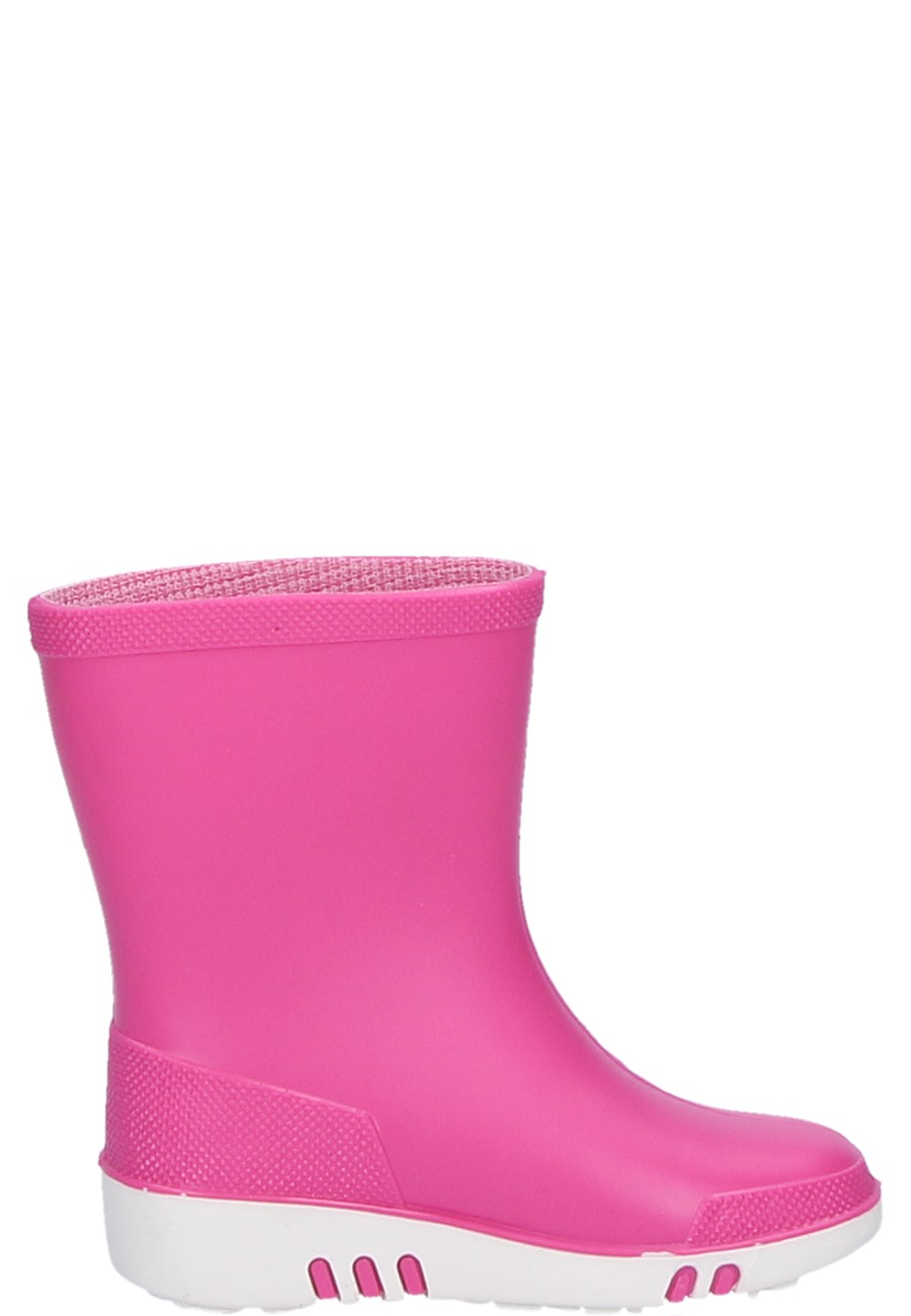 Pink rubber boots for kids Dunlop MINI pink at Gummistiefelprofi