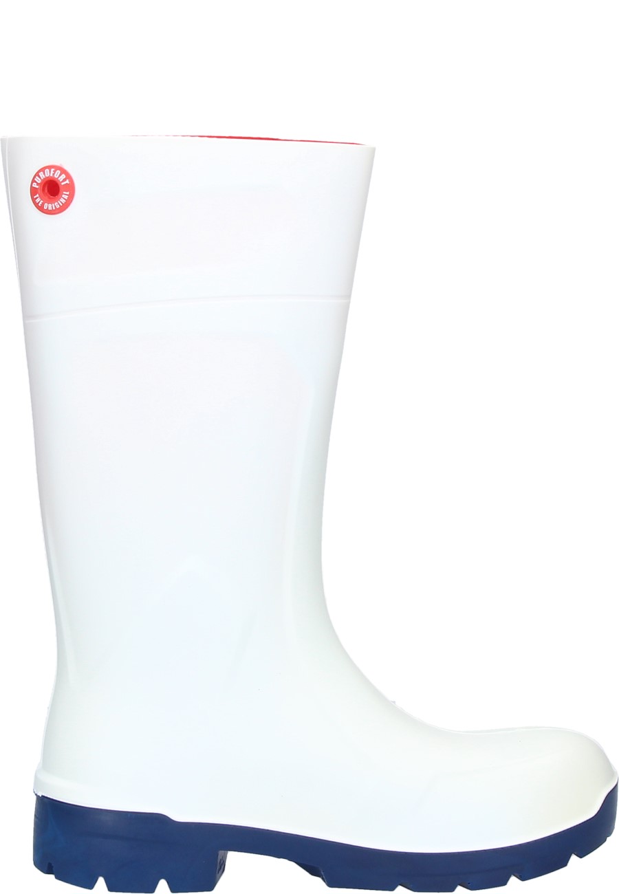 PUROFORT Multi Grip Safety white Wellington boots by Dunlop