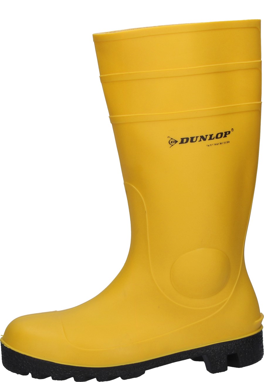 Dunlop -Protomastor Full Safety yellow- Wellington boots - with steel ...