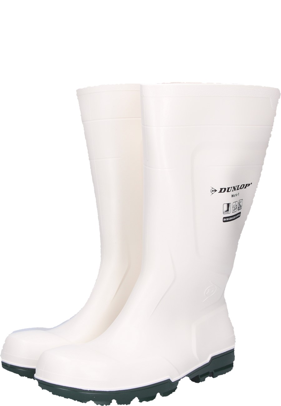 Professional rubber boots WORK-IT white | S4 by Dunlop