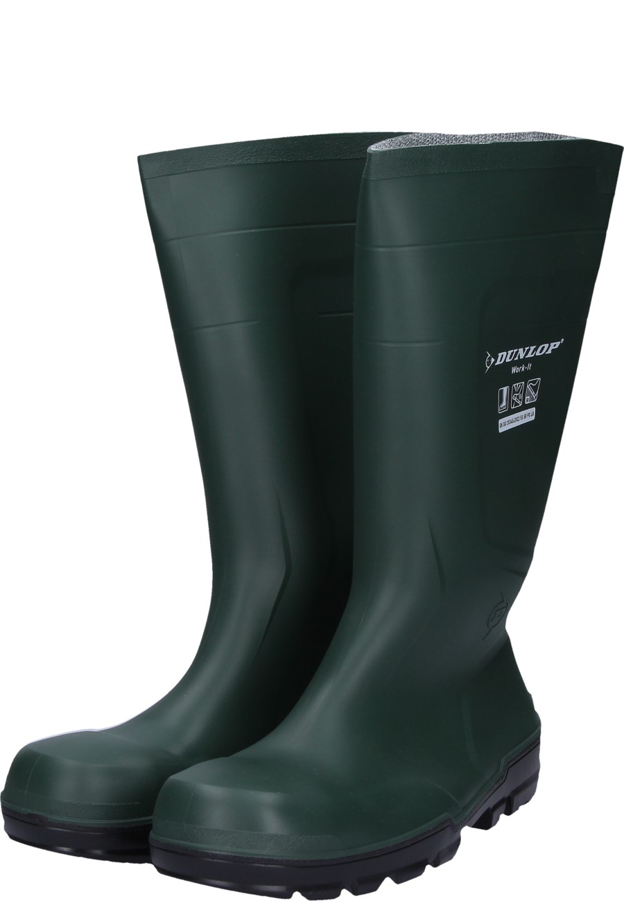 Professional rubber boots WORK-IT green |S5 Dunlop boot
