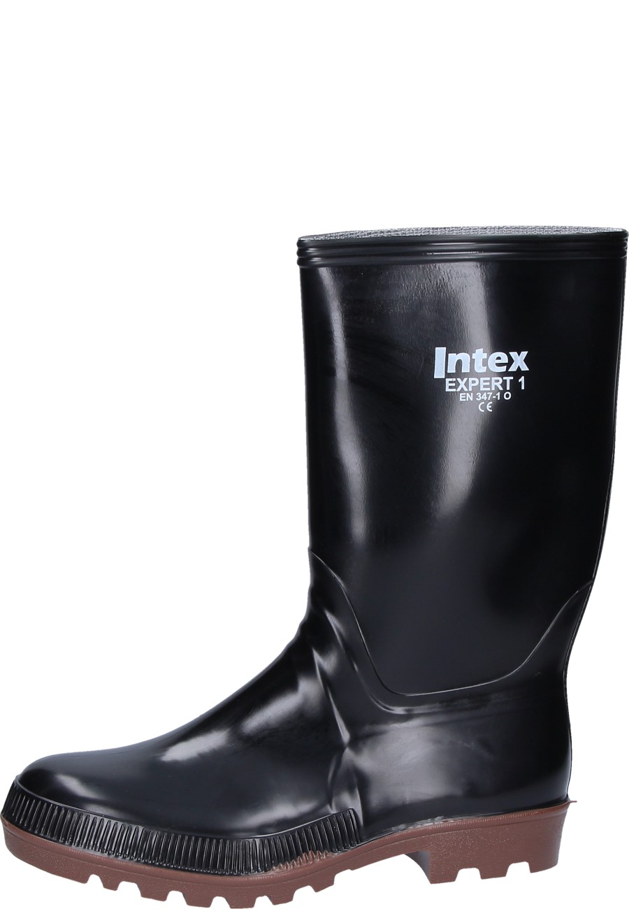 Expert black - Work Wellington Boots with Wooden Insole to DIN EN 347