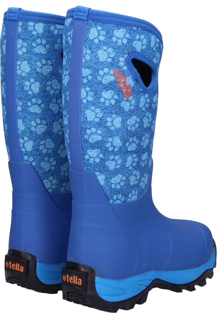 Women's rubber boots JEANNIE HIGH BLUE by Fella