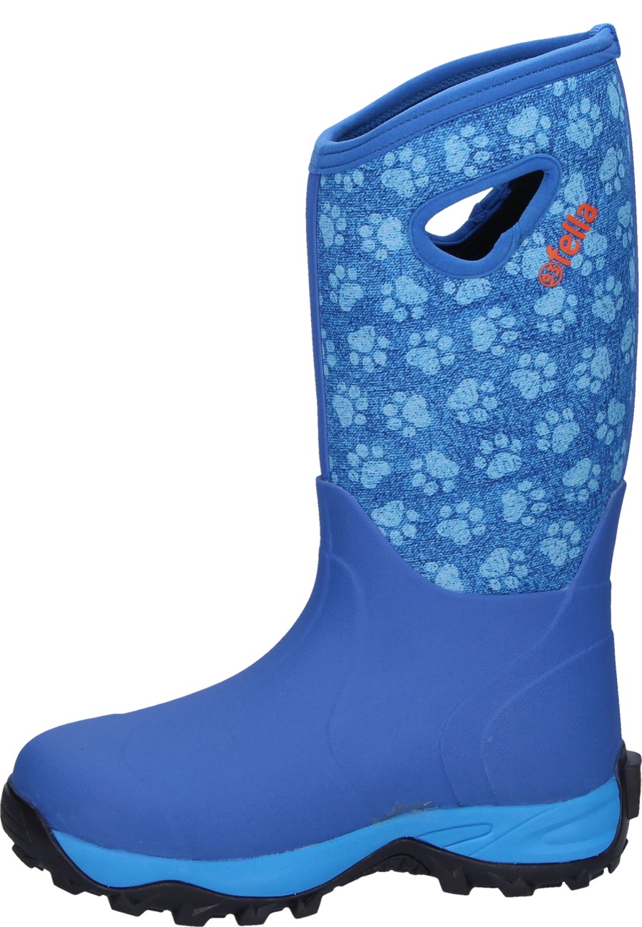Women's rubber boots JEANNIE HIGH BLUE by Fella