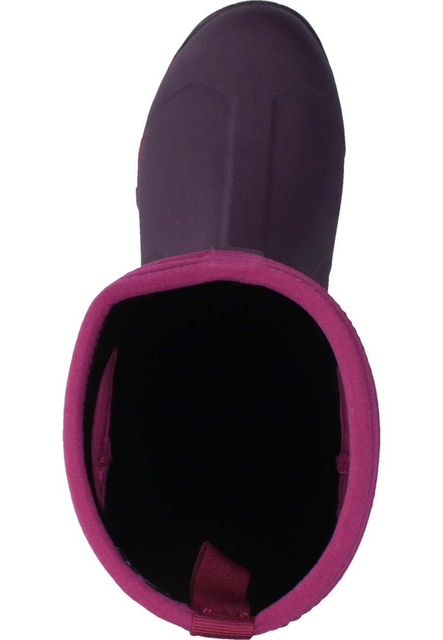 Women's colourful rubber boot PAW WALKER HIGH BORDEAUX