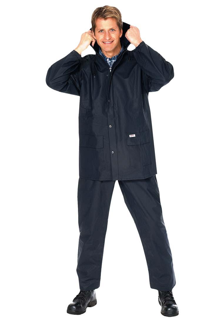 Flexothane Waterproof Rain Jacket in marine