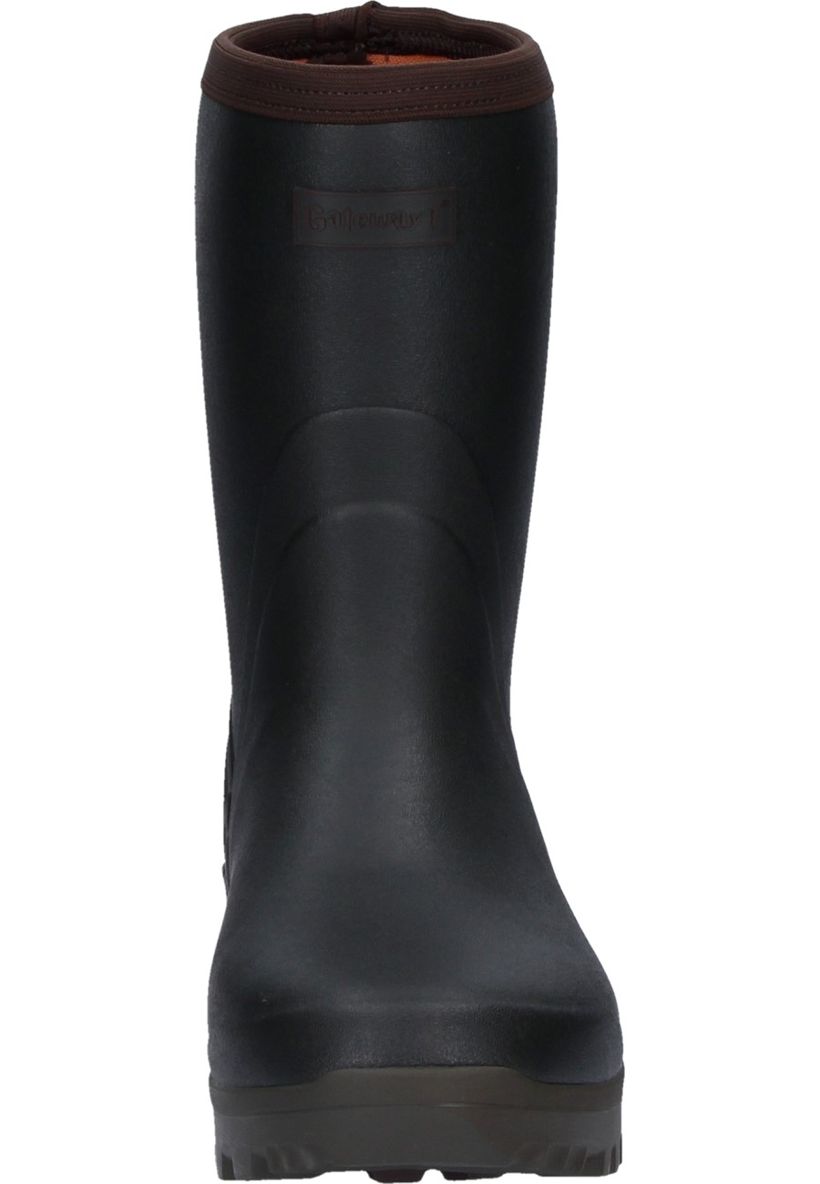 Short Neoprene Lined Rubber Boot SPORTSMAN 12- 4MM khaki by Gateway