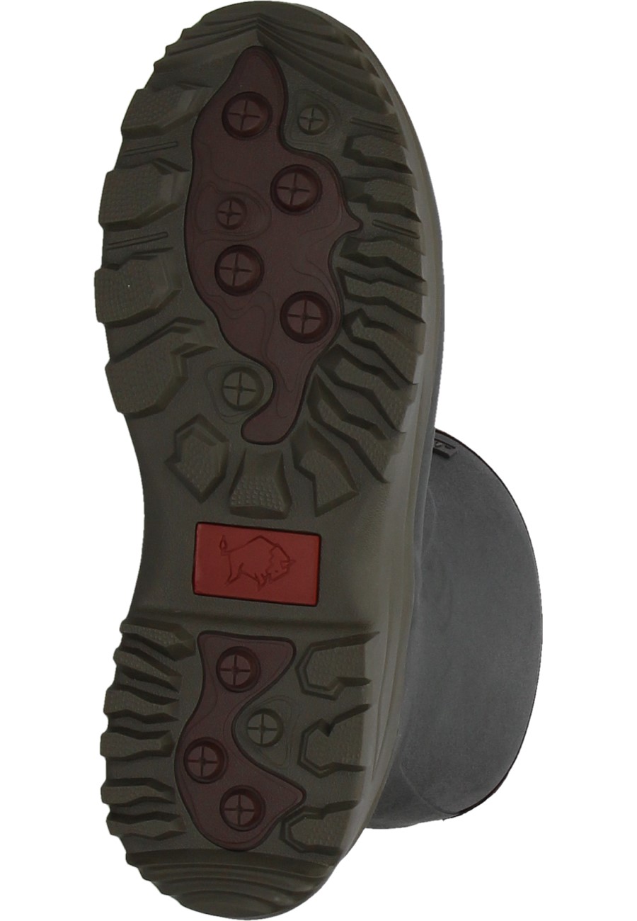 Short Neoprene Lined Rubber Boot SPORTSMAN 12- 4MM khaki by Gateway