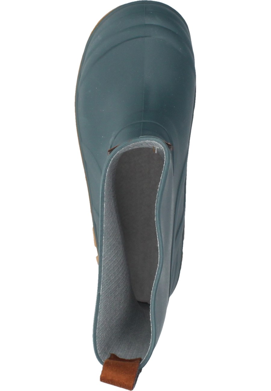 Green rubber boots for children by Gevavi | robust, comfortable