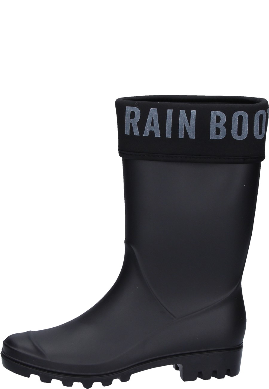Ladies short wellington boots RIAN black by Gevavi