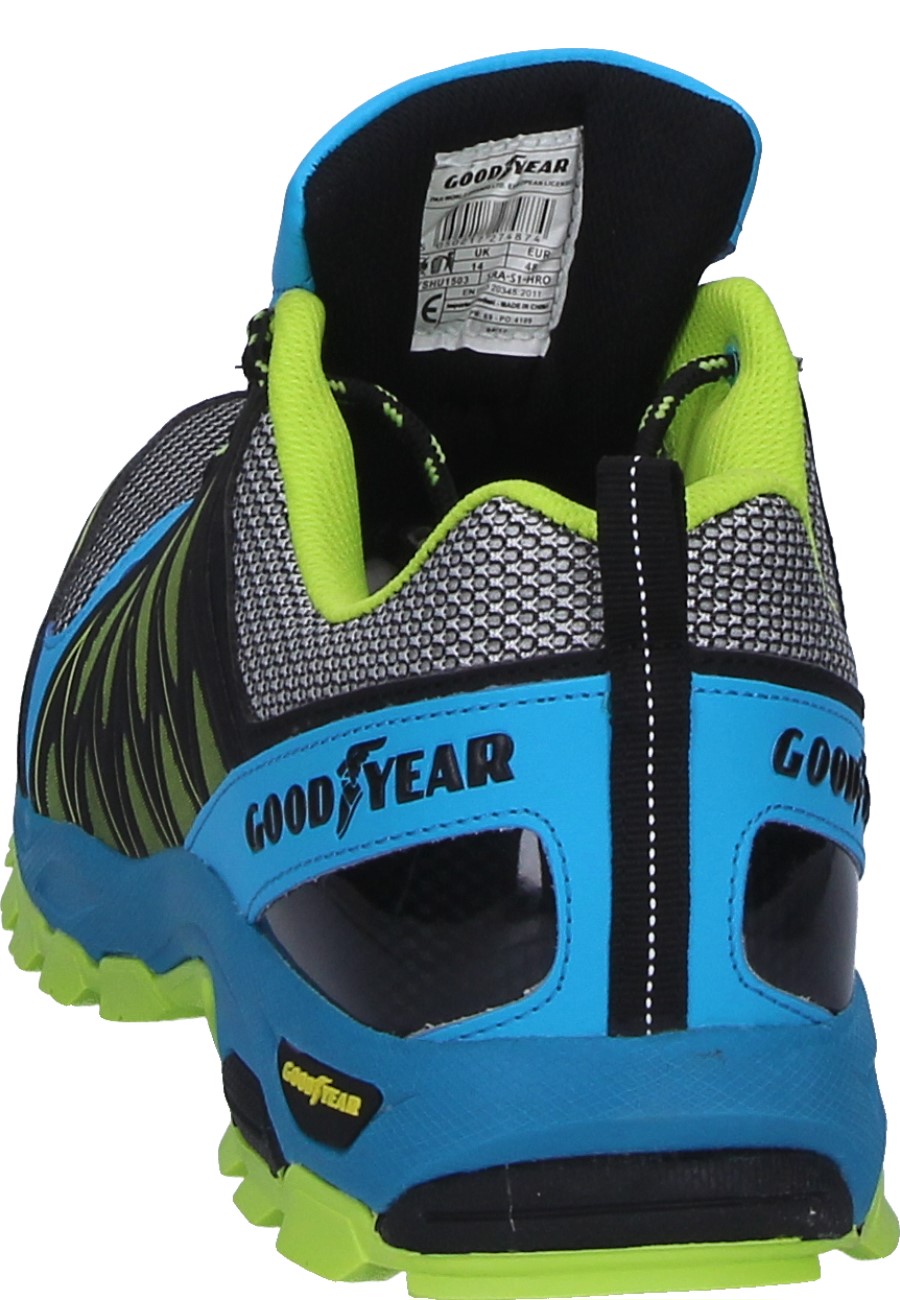 Loafer S1 work shoe GOODYEAR blue/black/yellow with The