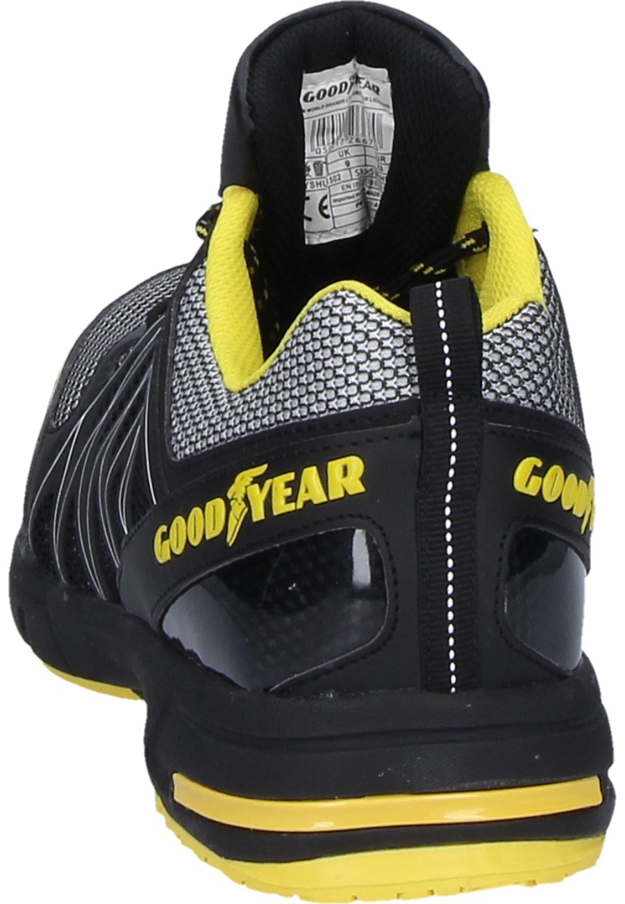 Loafer S1P work shoe GOODYEAR black/yellow with Thermoshape from Good Year