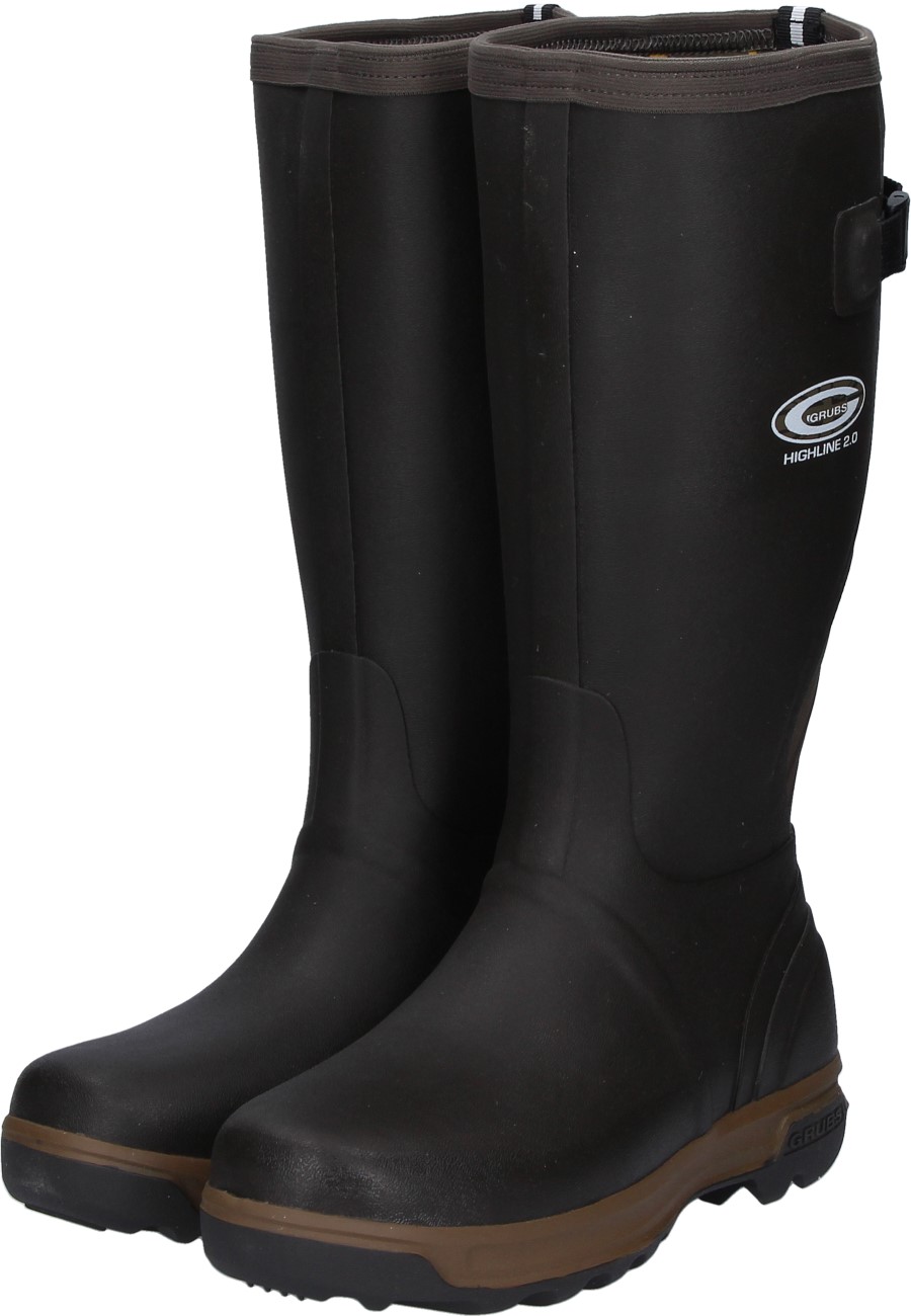 Grubs rubber boots HIGHLINE 2.0. mahogany