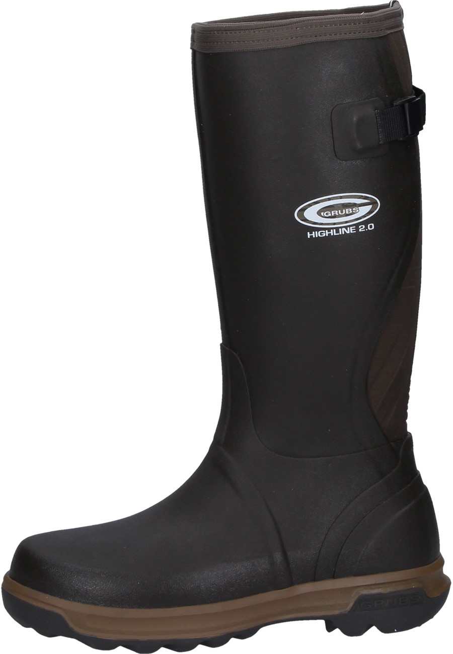 Grubs rubber boots HIGHLINE 2.0. mahogany