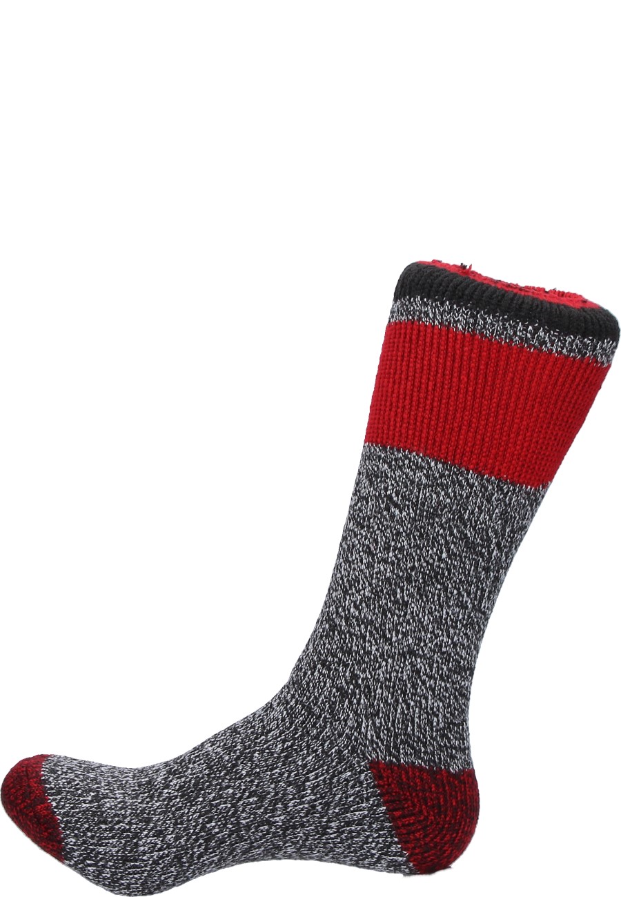 Practical thermal socks ORIGINAL LORTEN black-red by Heat Holders for men