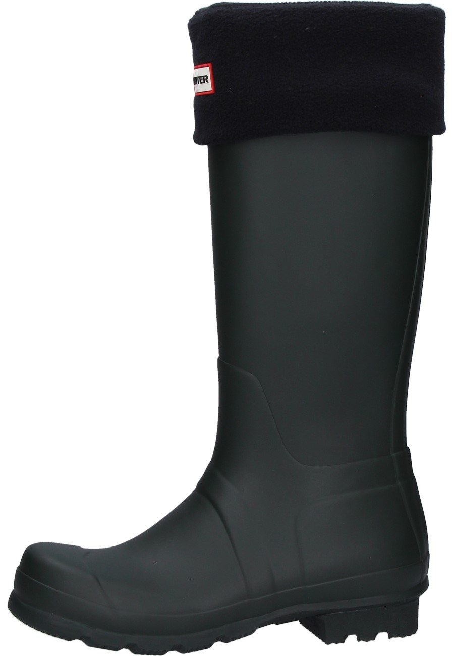 Hunter Fleece Tall Boot Sock Black
