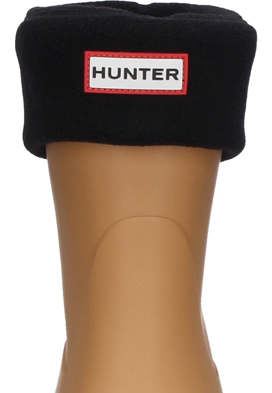 Hunter DOWNPOUR FLEECE SHORT BOOT SOCK black