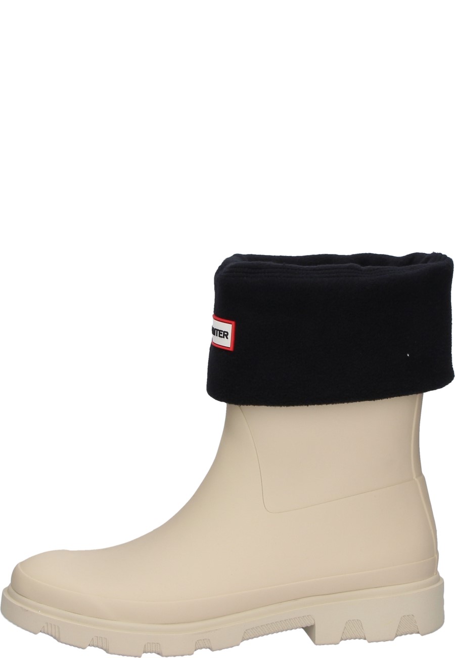 Hunter Fleece Short Boot Sock Black