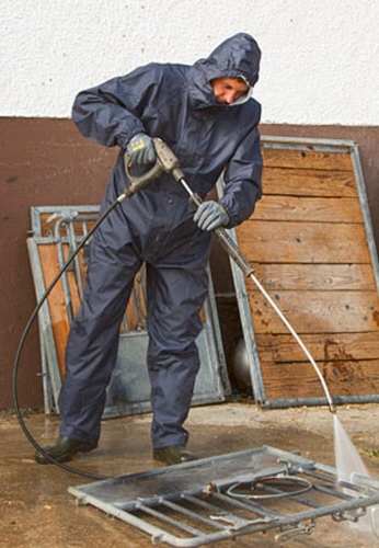 Cleaning Overall, Waterproof Overall with Hood - in dur