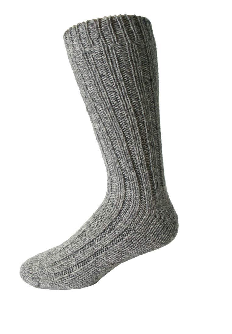 Norwegian Socks in grey by NORDPOL - Sheep’s Wool/Polyamide/Viscose blend